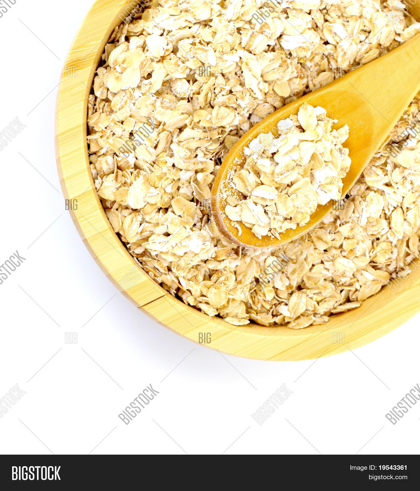 Uncoocked Rolled Oats Image & Photo (Free Trial) | Bigstock