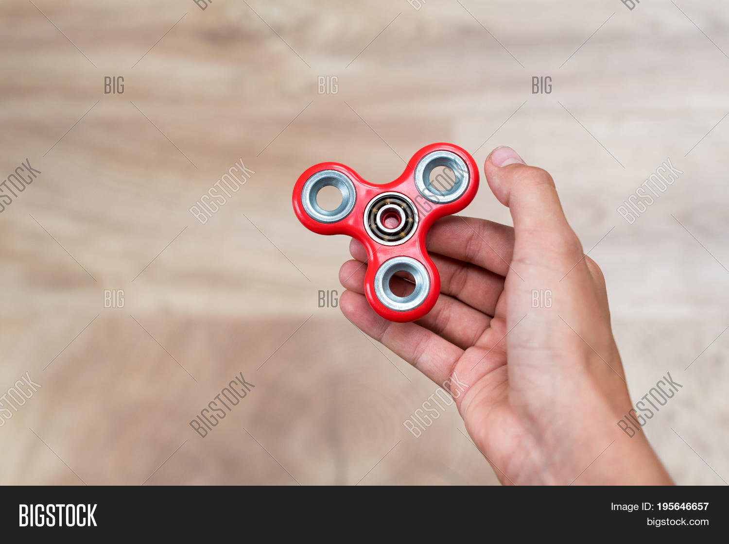 Fidget Spinner. Red Image & Photo (Free Trial) | Bigstock