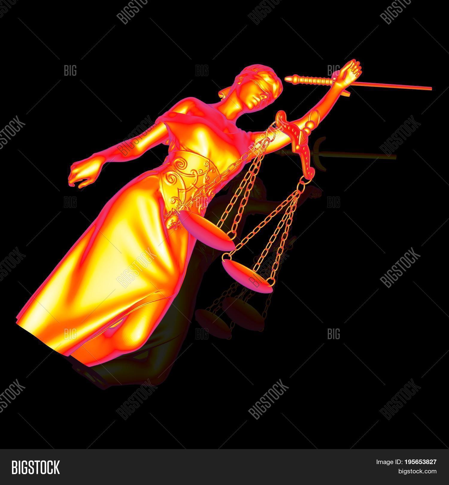 Broken Lady Justice 3d Image & Photo (Free Trial) | Bigstock