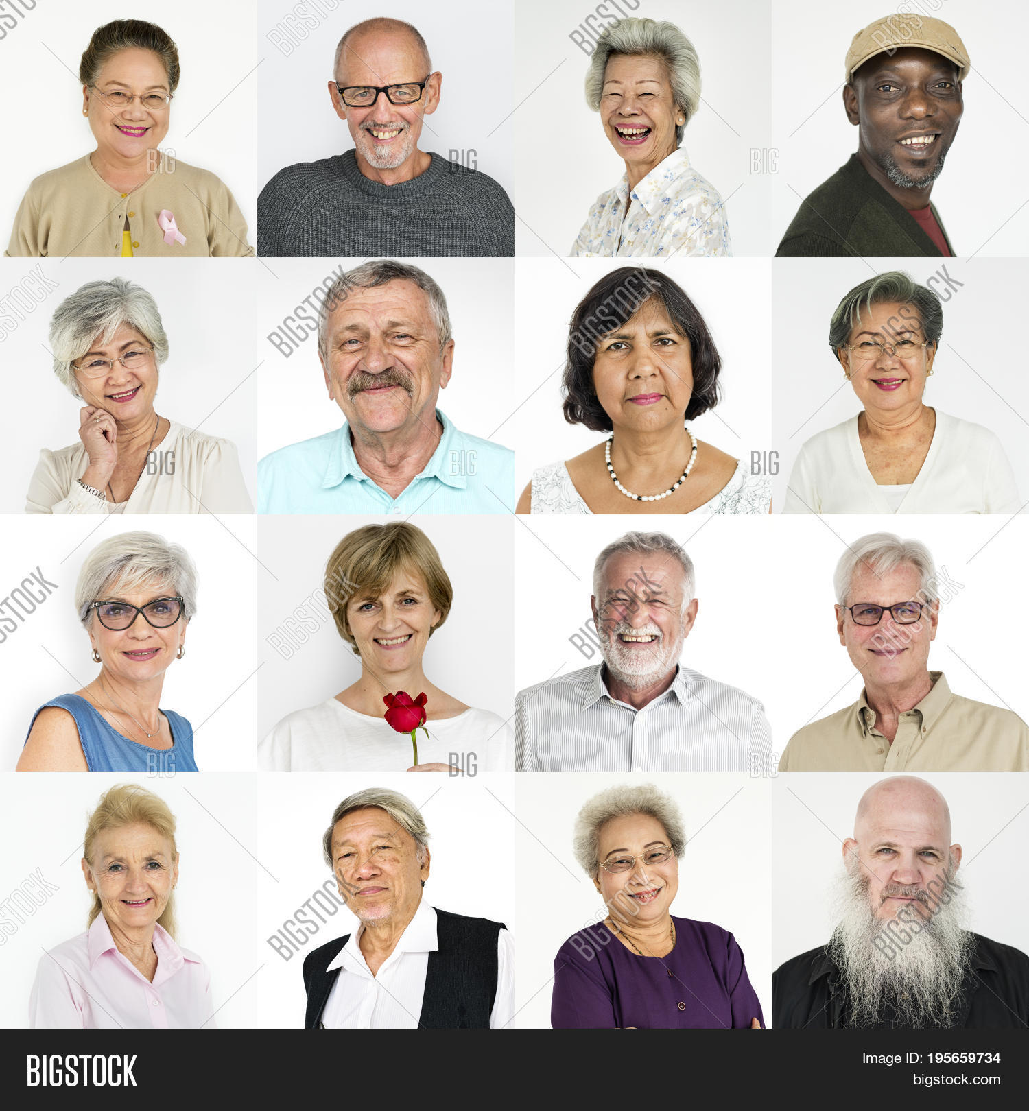 Set Diversity Senior Image & Photo (Free Trial) | Bigstock