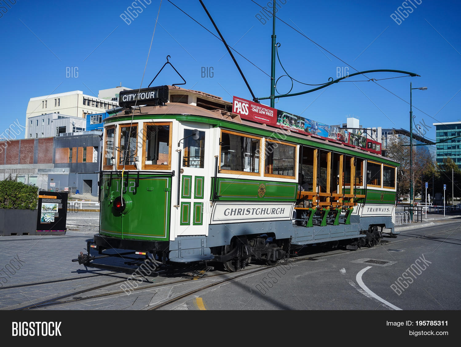 Vintage Style Tram On Image & Photo (Free Trial) | Bigstock