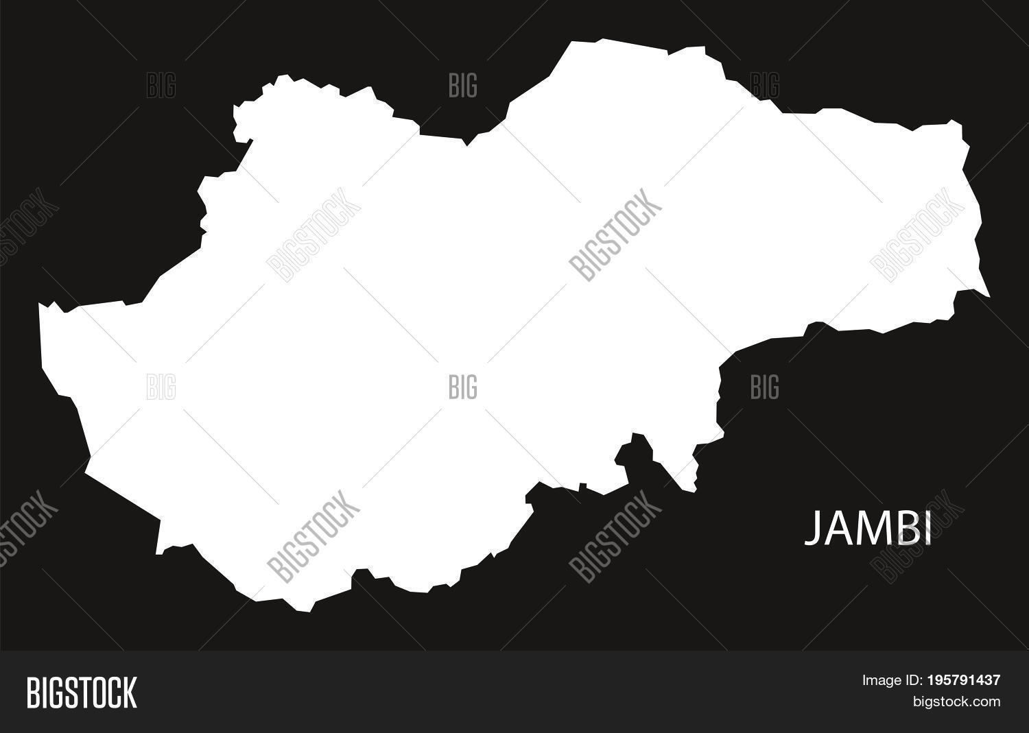 Jambi Indonesia Map Image & Photo (Free Trial) | Bigstock