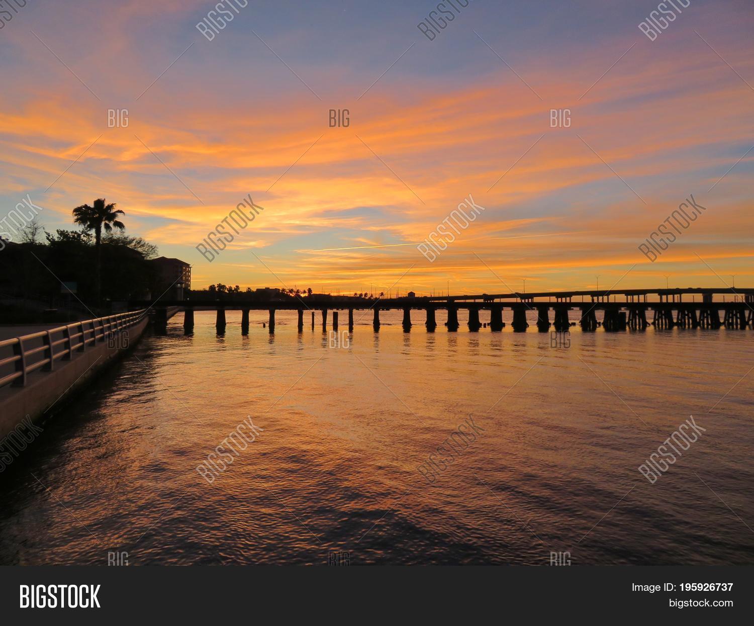Sun Setting River Walk Image & Photo (Free Trial) | Bigstock