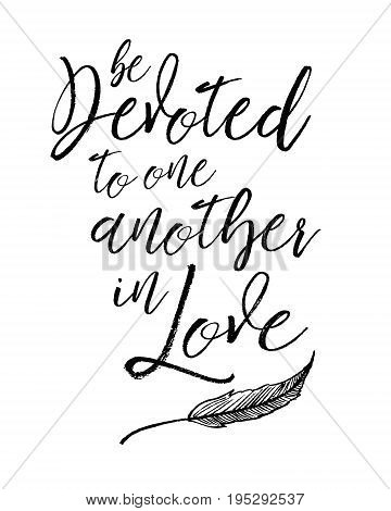 Be Devoted One Vector & Photo (Free Trial) | Bigstock