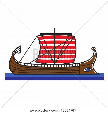 Greek Boat Argonauts Vector & Photo (Free Trial) | Bigstock