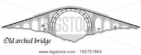 Old Arched Bridge Vector & Photo (Free Trial) | Bigstock
