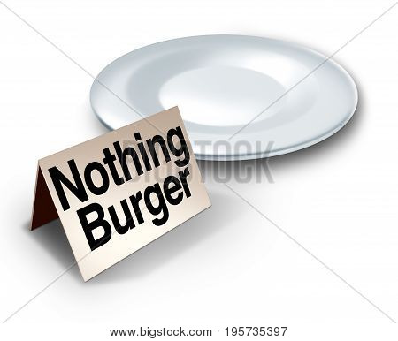 Nothing Burger Image & Photo (Free Trial) | Bigstock