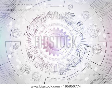 Radial Circuit Board Vector & Photo (Free Trial) | Bigstock