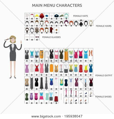 Character Creation Vector & Photo (Free Trial) | Bigstock