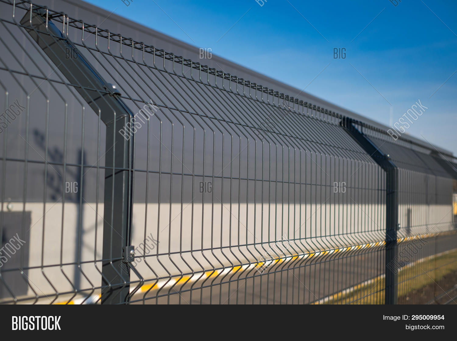 Steel Grating Fence Image & Photo (Free Trial) | Bigstock