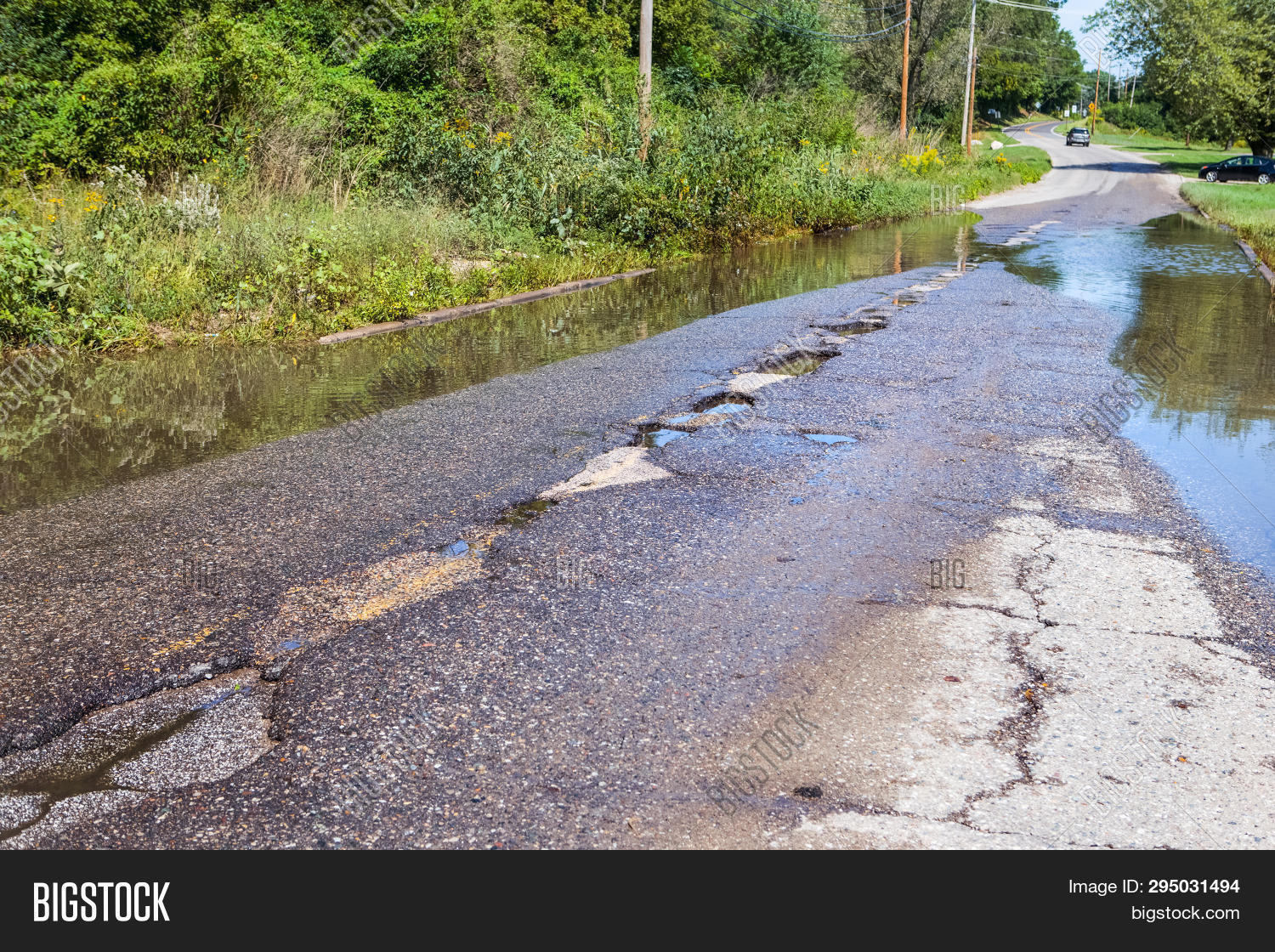 Damaged Road Full Image & Photo (Free Trial) | Bigstock