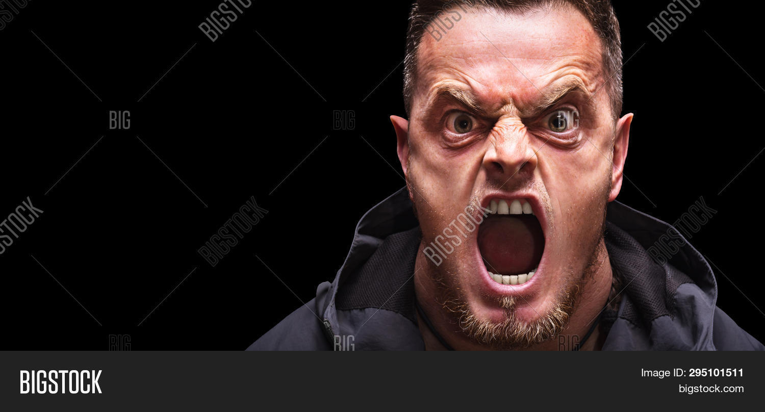 Angry Scarry Shouting Image & Photo (Free Trial) | Bigstock