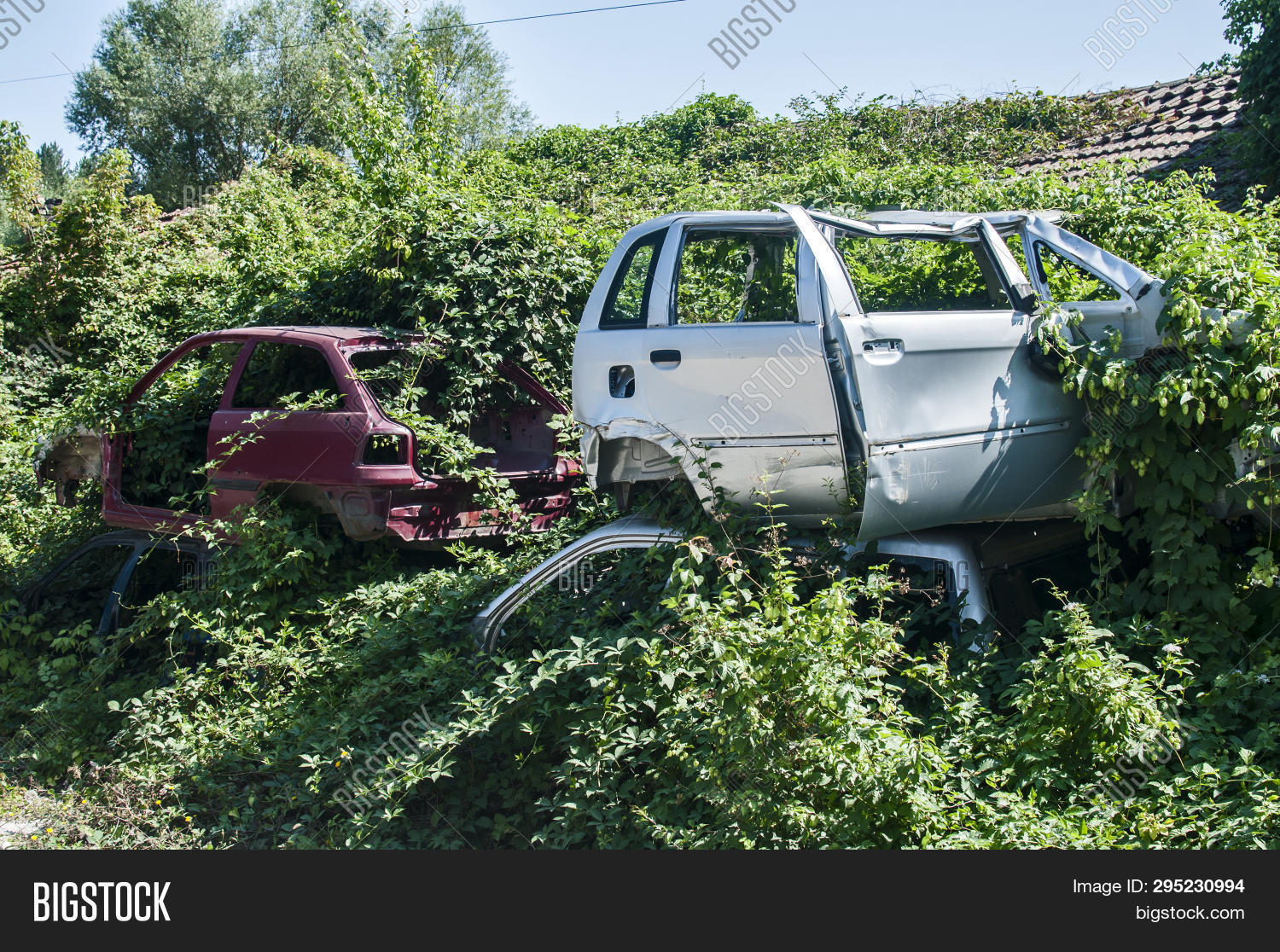 Old Crushed Cars Image & Photo (Free Trial) | Bigstock