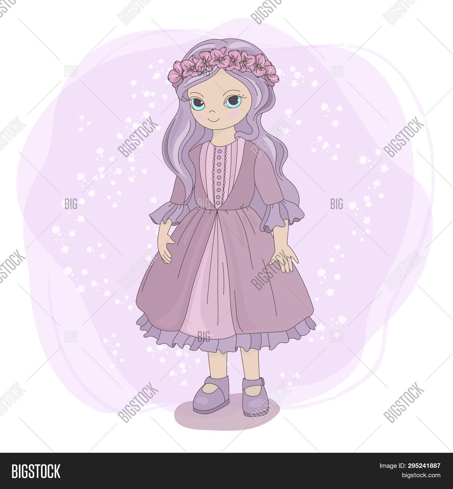 Spring Girl Fairy Vector & Photo (Free Trial) | Bigstock