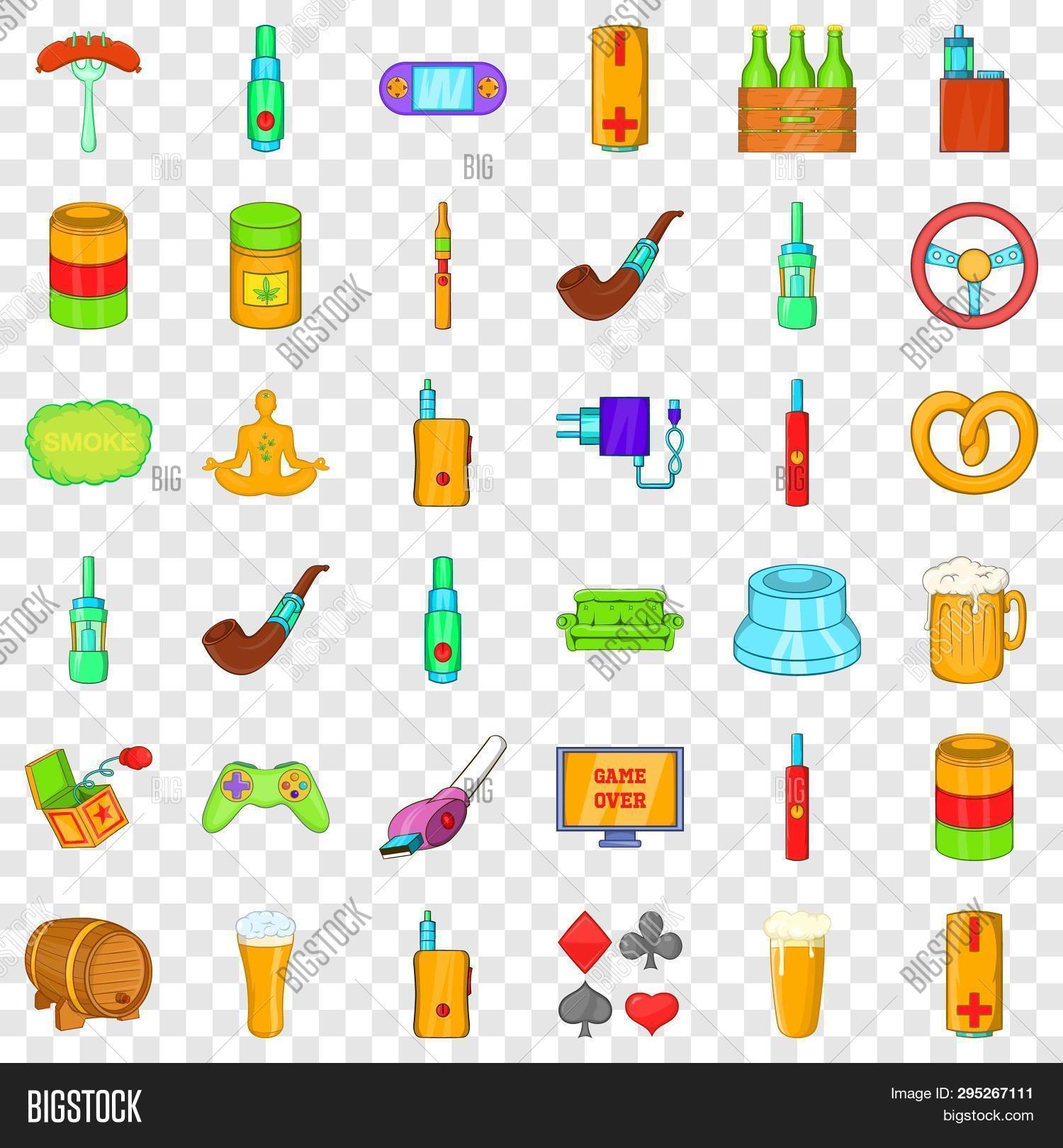 Habit Icons Set. Image & Photo (Free Trial) | Bigstock