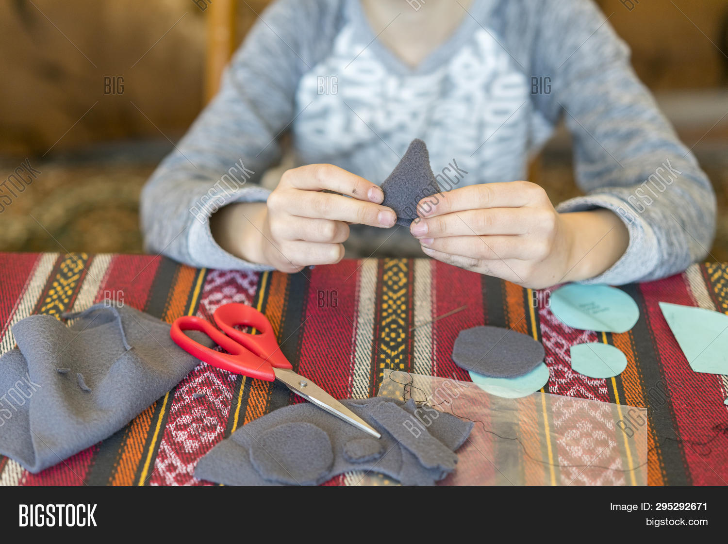 Little Girl Needle Image & Photo (Free Trial) | Bigstock