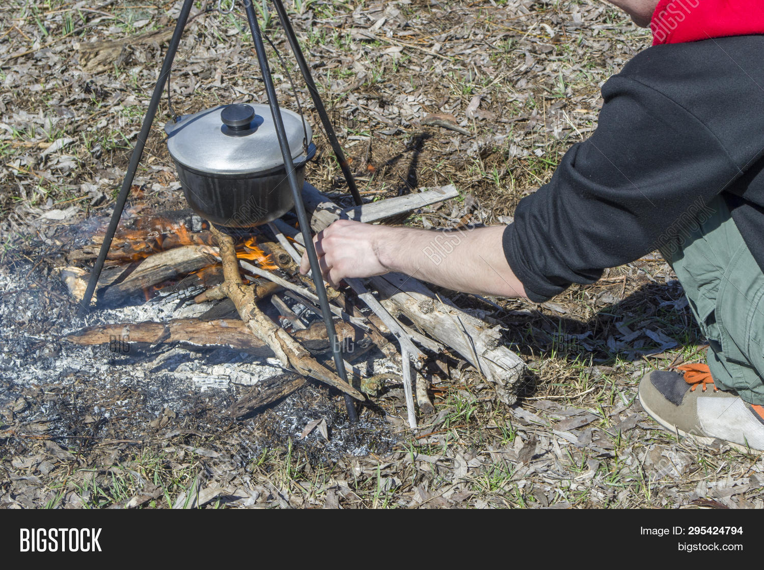 Pot Over Fire Forest. Image & Photo (Free Trial) | Bigstock