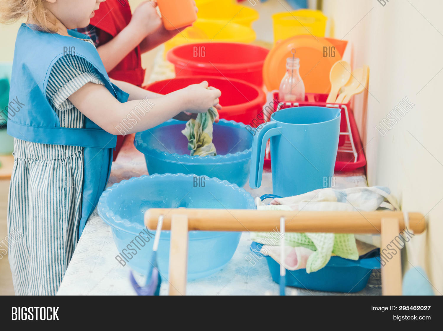 Two Kids Washing Image & Photo (Free Trial) | Bigstock