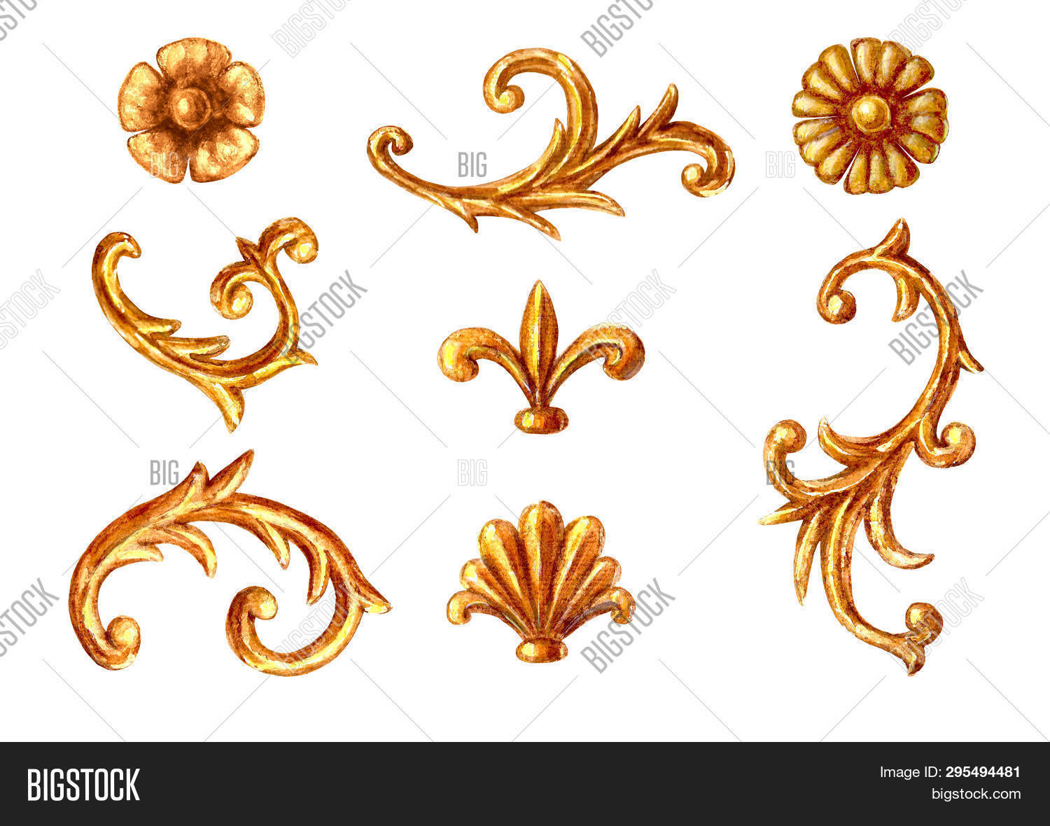 Baroque Style Elements Image & Photo (Free Trial) | Bigstock