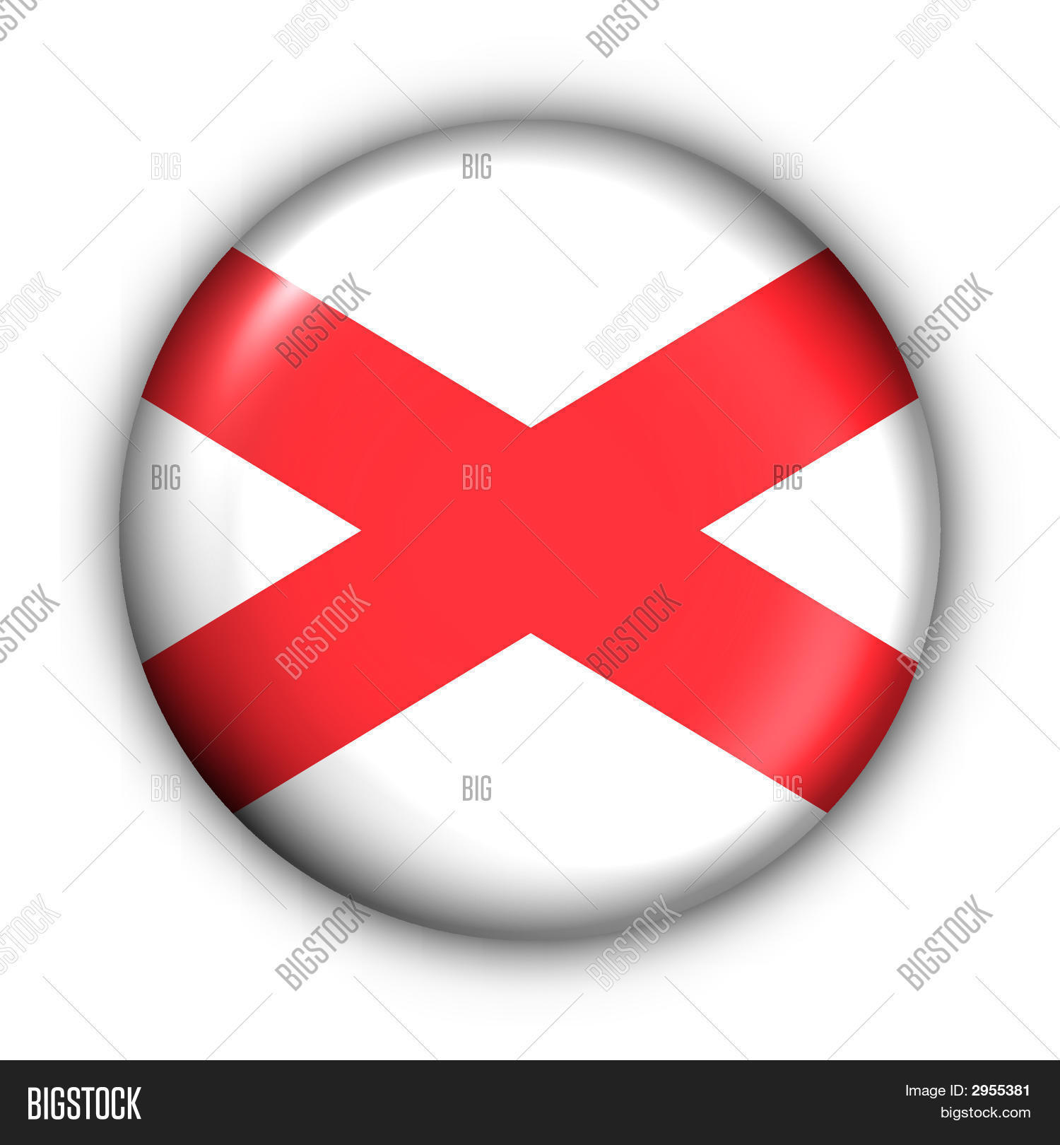 Round Button Usa State Image & Photo (Free Trial) | Bigstock