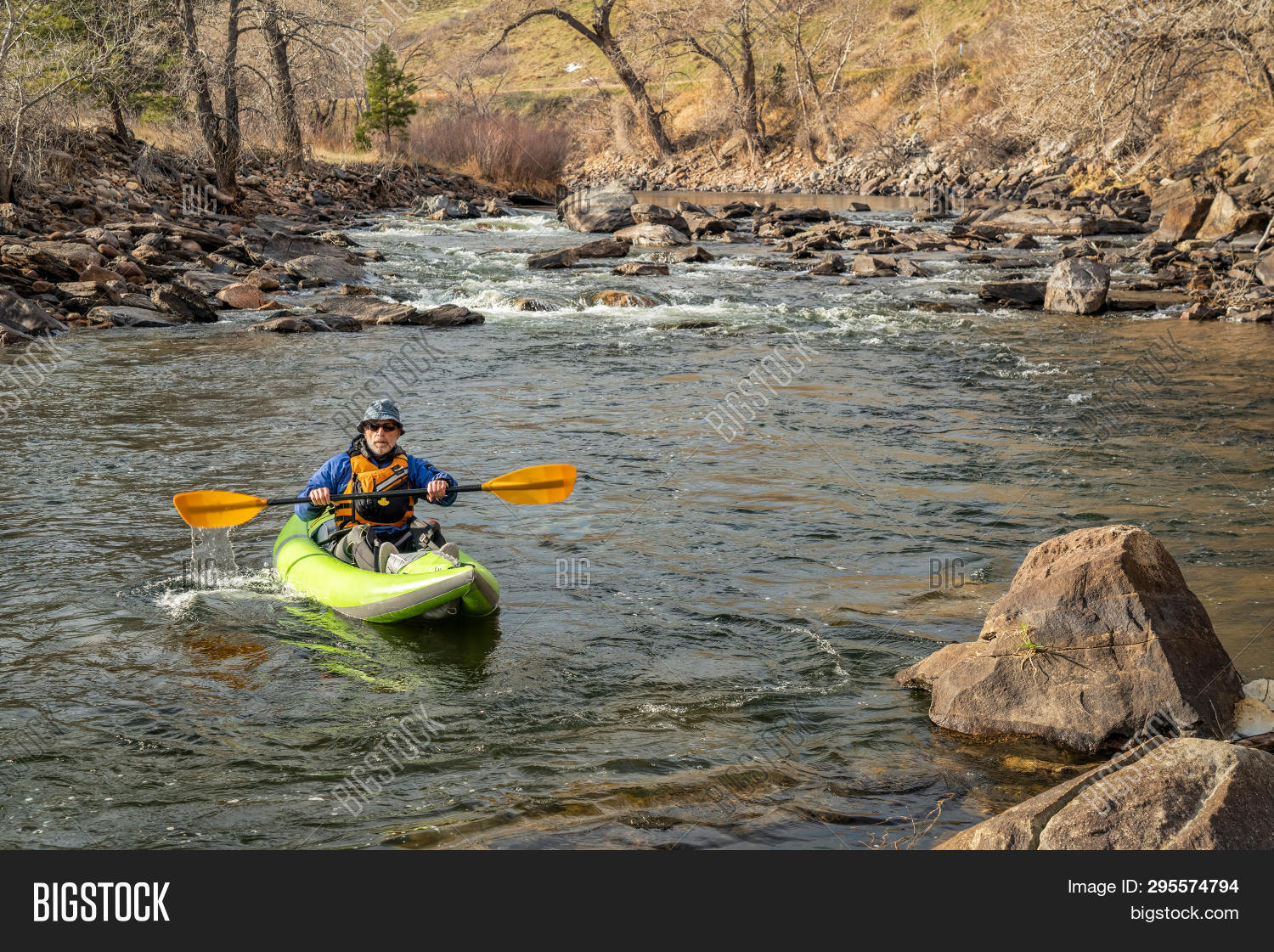 Senior Male Kayaker Image & Photo (Free Trial) | Bigstock