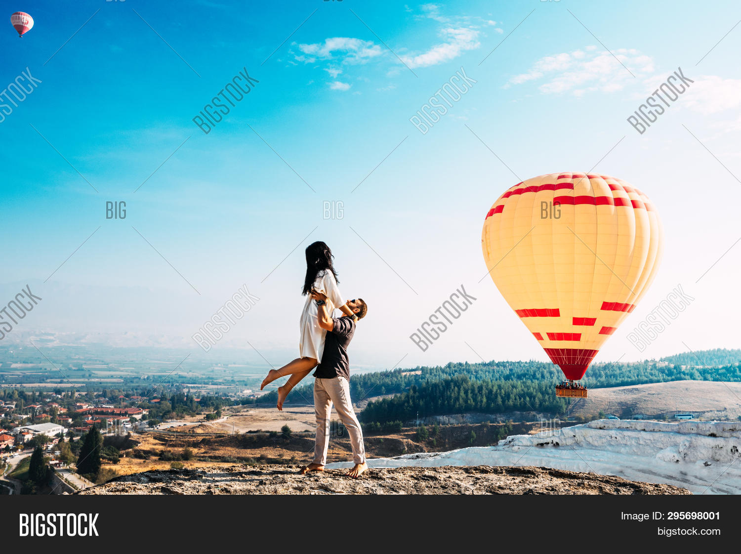 Man Lifted Woman On Image & Photo (Free Trial) | Bigstock