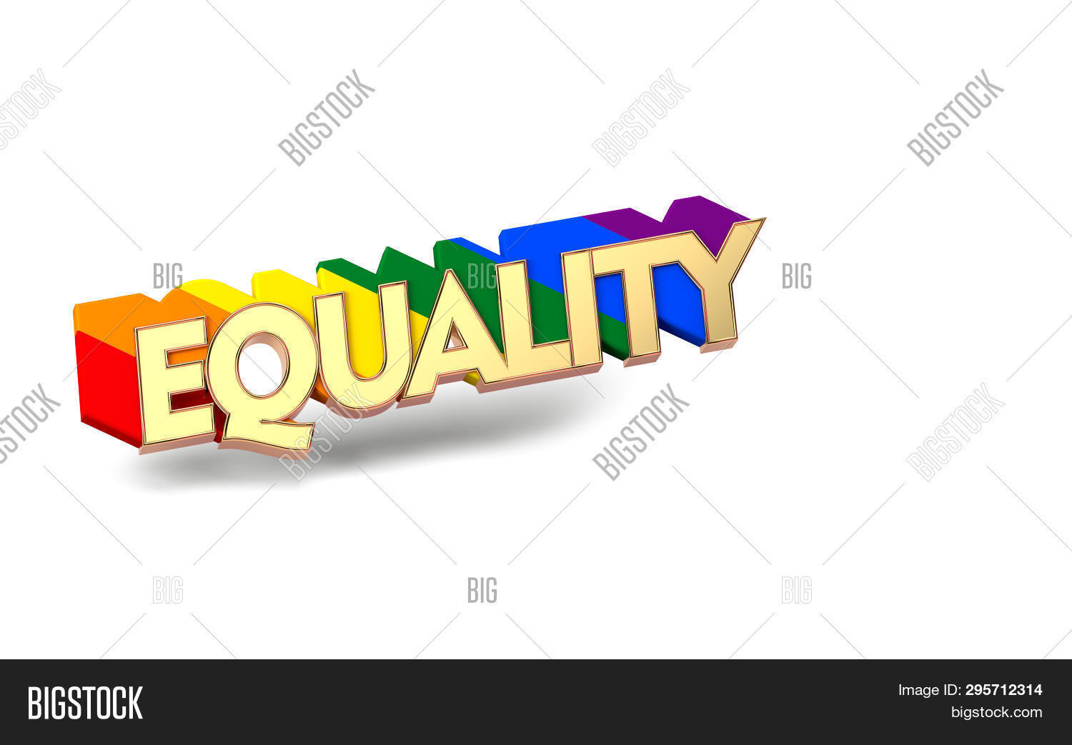Golden Equality Word Image & Photo (Free Trial) | Bigstock
