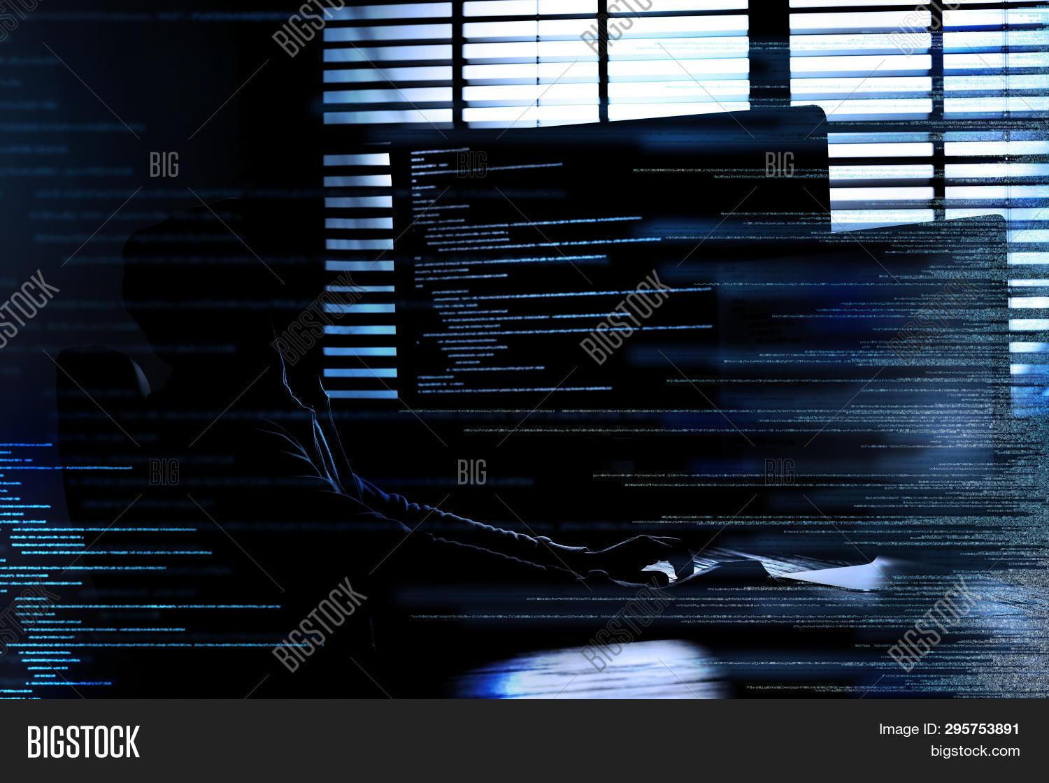 Dark Silhouette Cyber Image & Photo (Free Trial) | Bigstock
