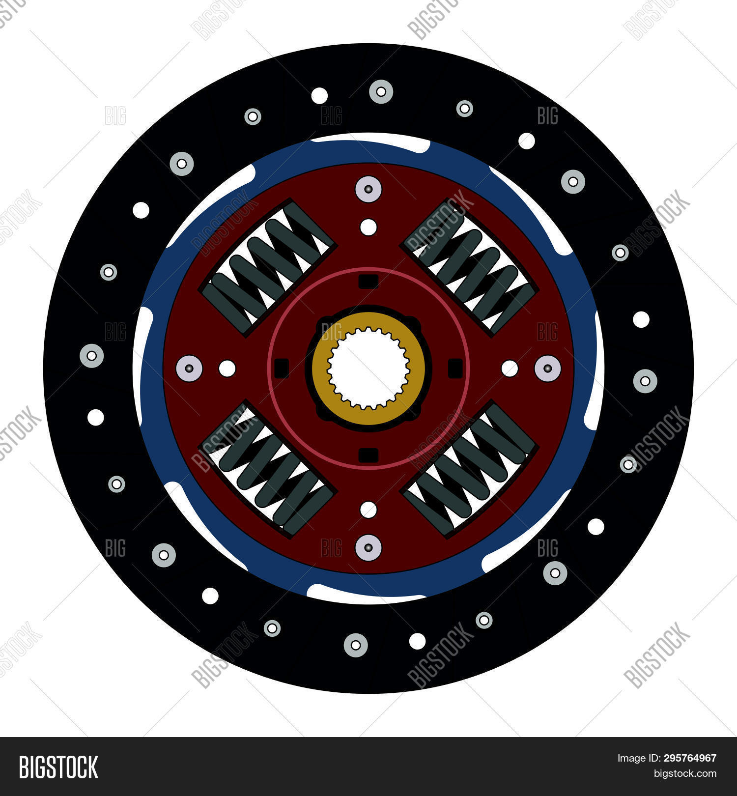 Clutch Disc. Vector & Photo (Free Trial) | Bigstock