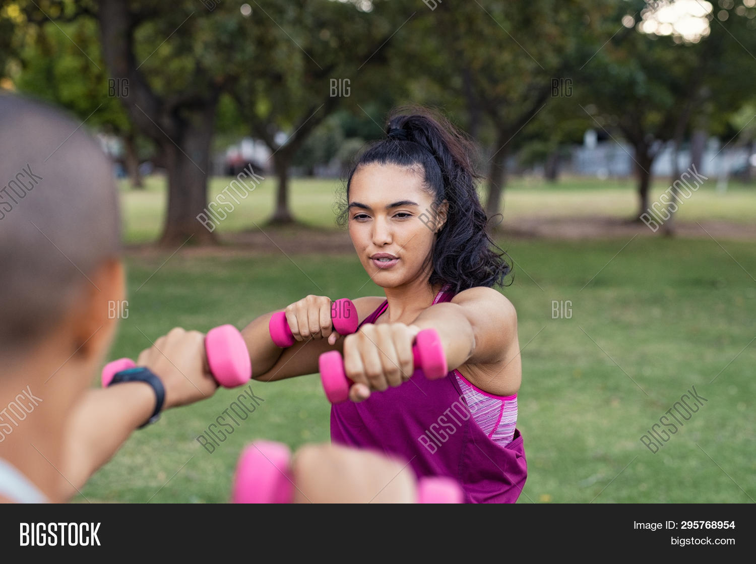 Focused Woman Training Image & Photo (Free Trial) | Bigstock