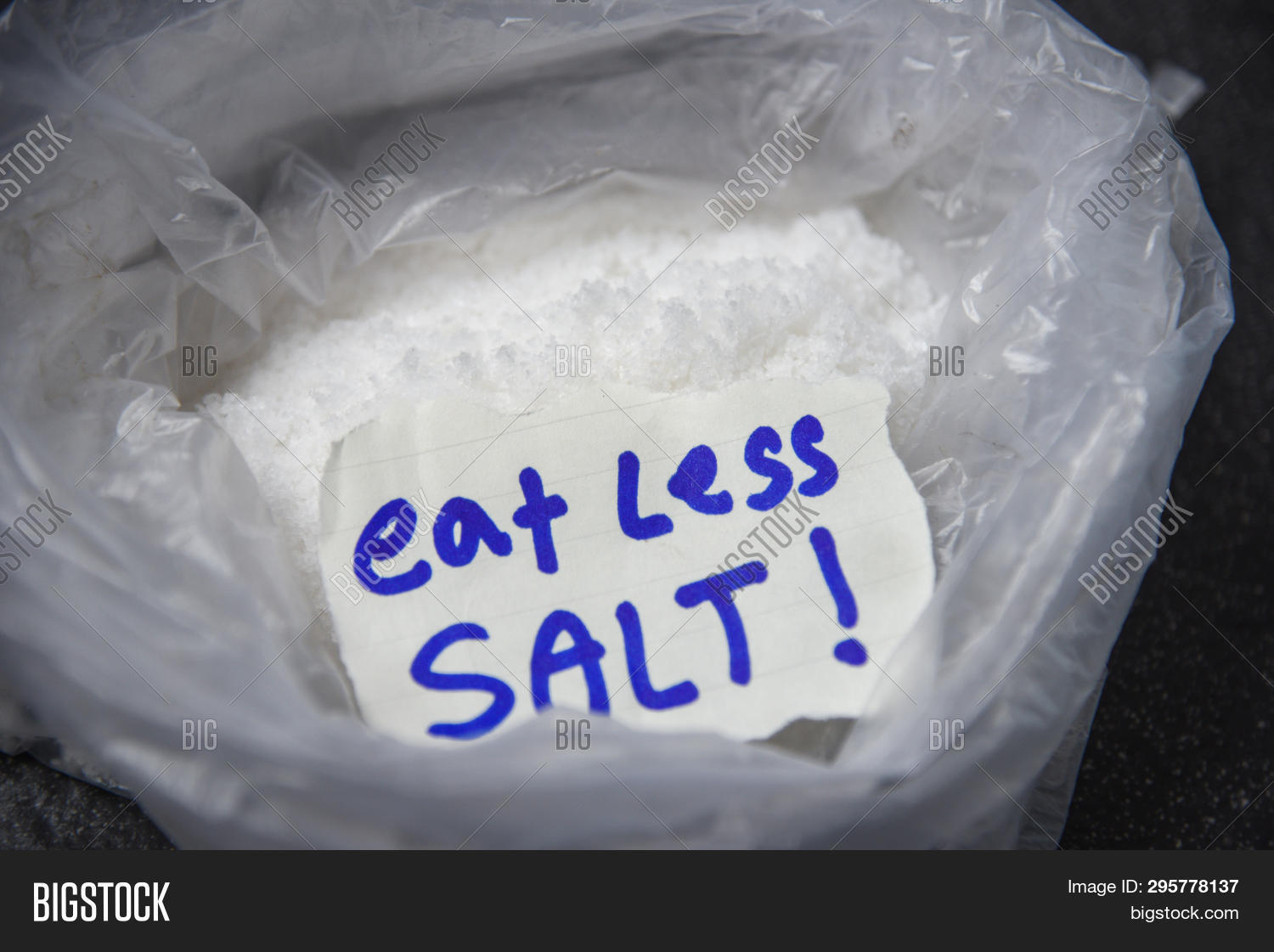Eat Less Salt Health Image & Photo (Free Trial) | Bigstock