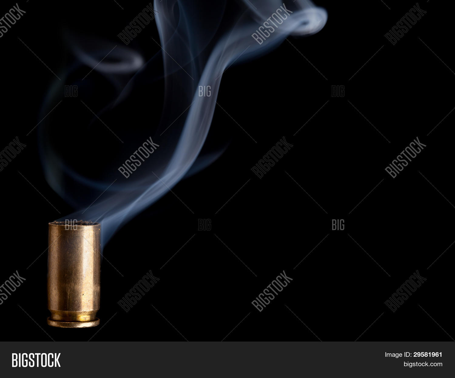Smoking Bullet Casing Image & Photo (Free Trial) | Bigstock