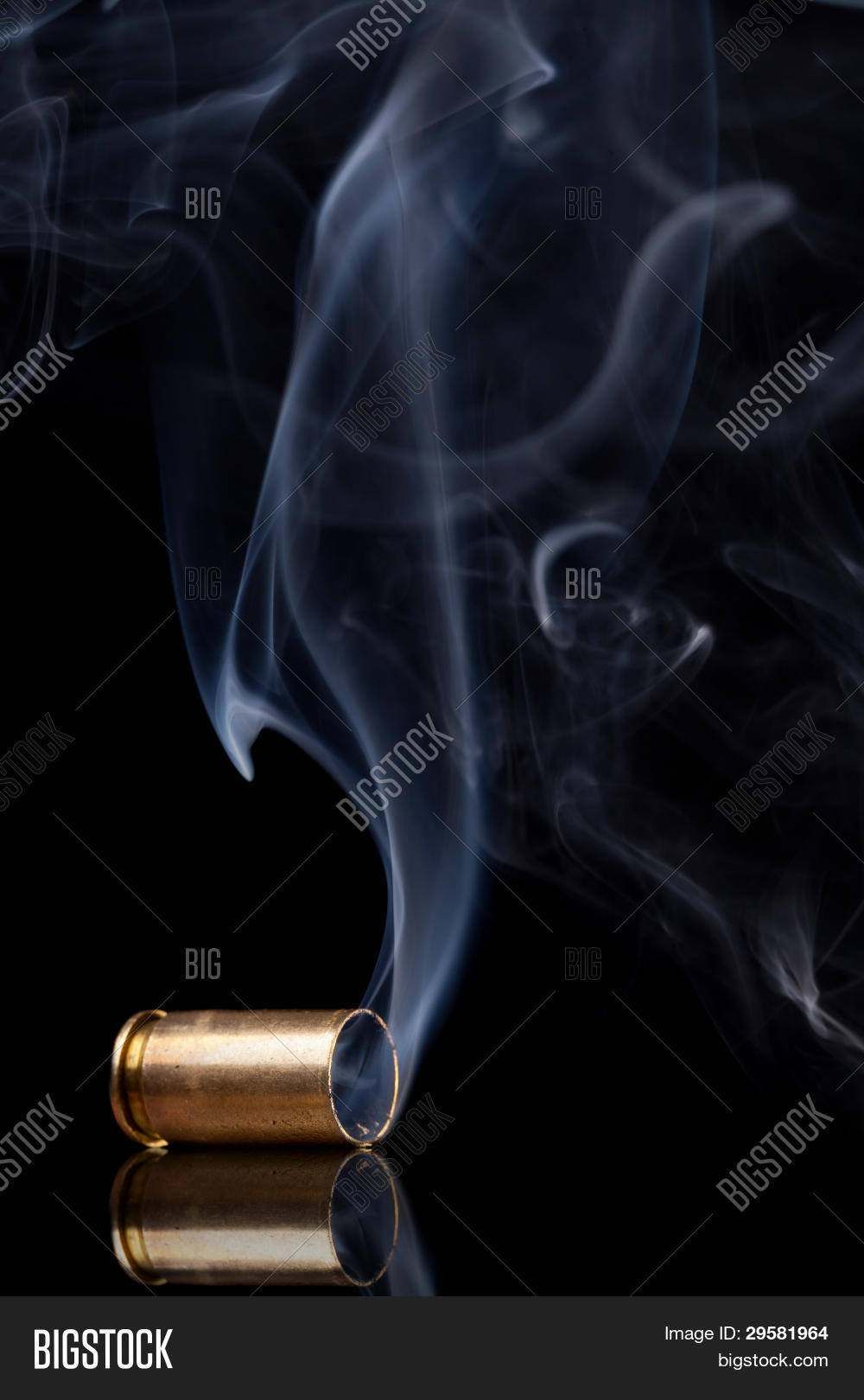 Smoking Bullet Casing Image & Photo (Free Trial) | Bigstock