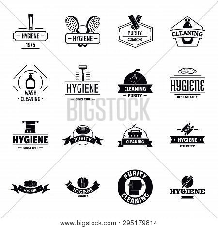 Hygiene Logo Icons Set Image & Photo (Free Trial) | Bigstock
