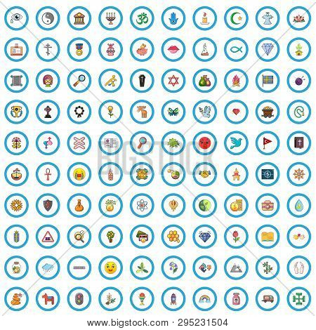 100 Symbol Icons Set Vector & Photo (Free Trial) | Bigstock