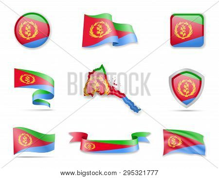 Eritrea Flags Vector & Photo (Free Trial) | Bigstock