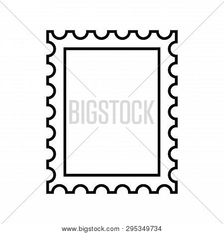 Postage Stamp Outline Vector & Photo (Free Trial) | Bigstock