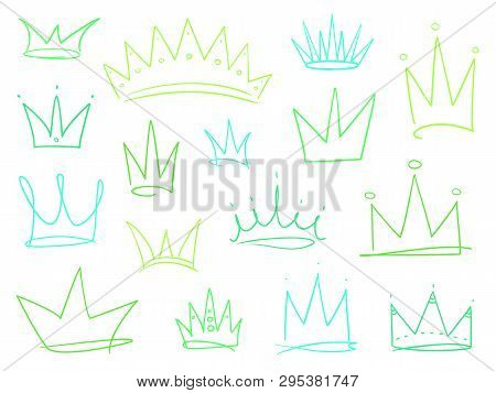 Set Abstract Crowns Vector & Photo (Free Trial) | Bigstock