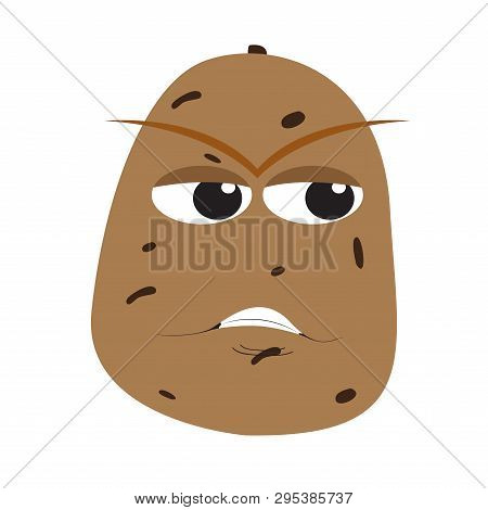 Annoyed Potato Vector & Photo (Free Trial) | Bigstock