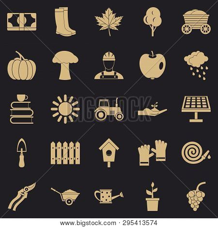 Ranch Icons Set. Vector & Photo (Free Trial) | Bigstock