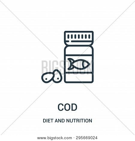 Cod Icon Isolated On Vector & Photo (Free Trial) | Bigstock