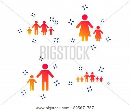 Large Family Children Vector & Photo (Free Trial) | Bigstock