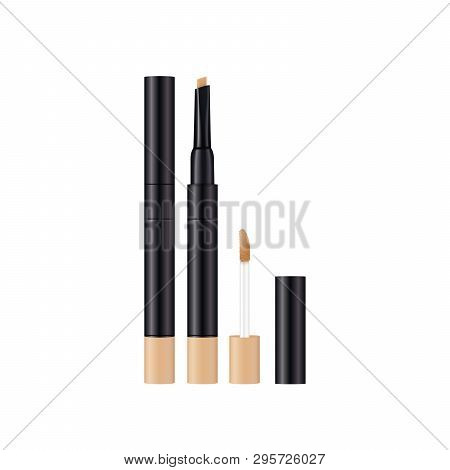Concealer Make Design Vector & Photo (Free Trial) | Bigstock