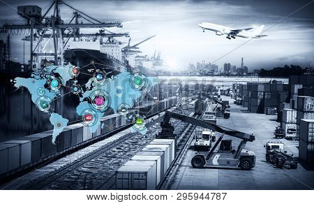 World Map Logistic Image & Photo (Free Trial) | Bigstock