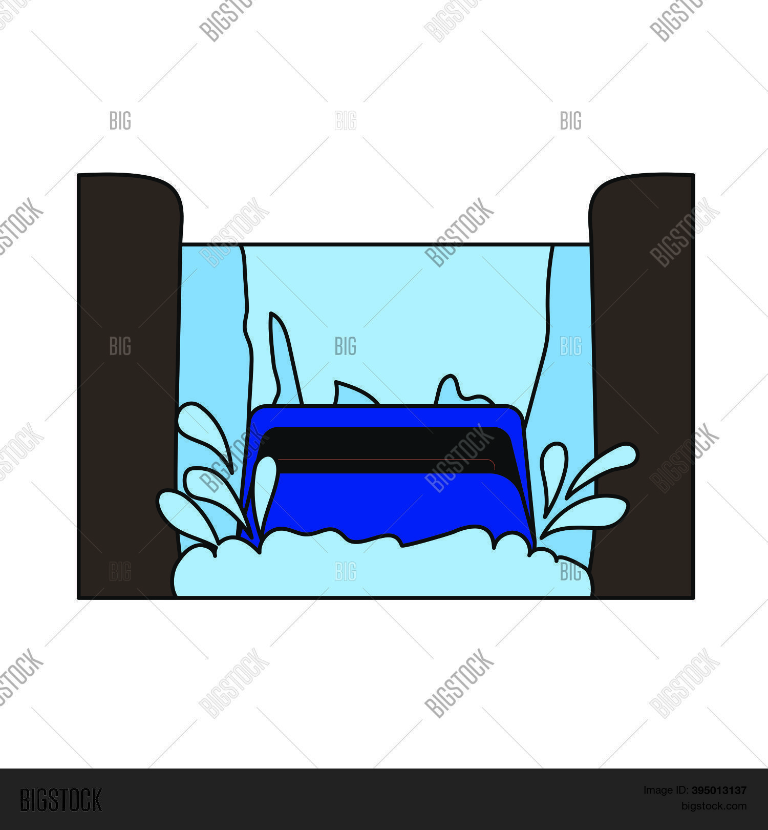 Water Boat Ride Icon Vector & Photo (Free Trial) | Bigstock
