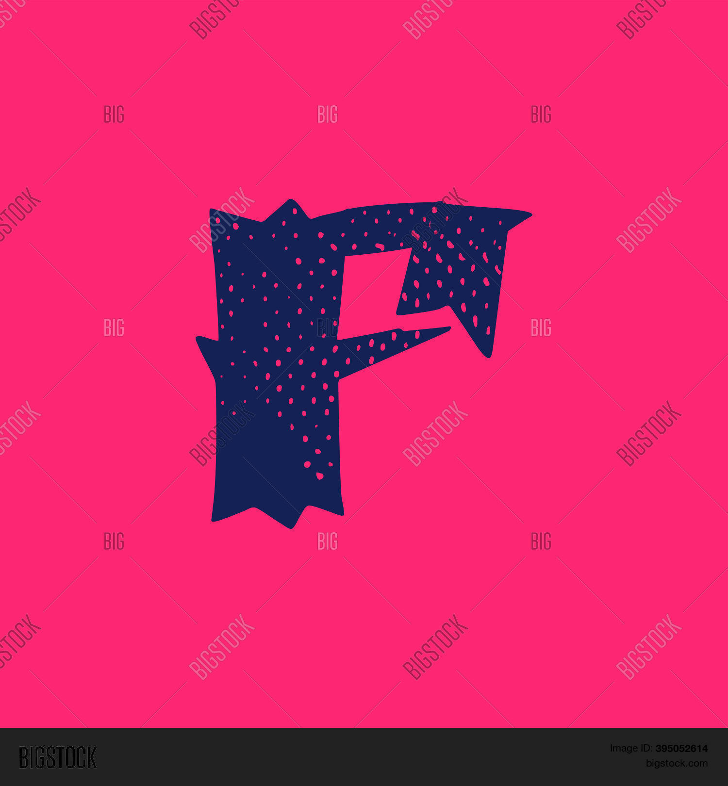 F Letter Logo Horror Vector & Photo (Free Trial) | Bigstock