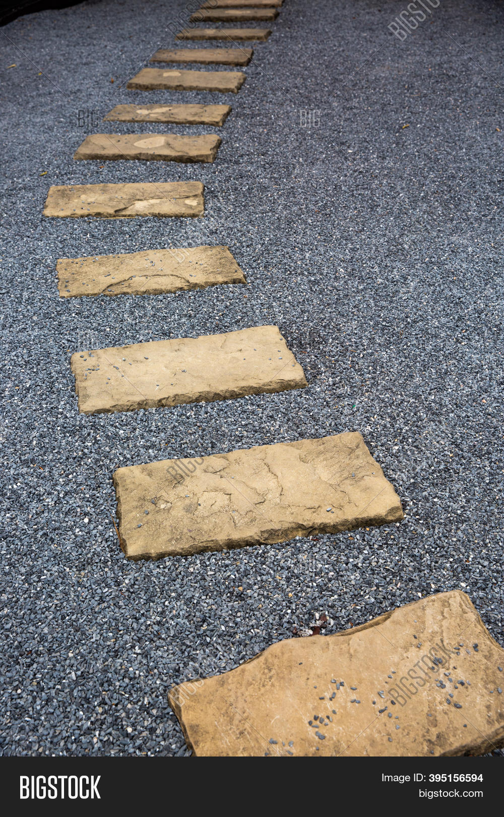Stone Walk Path Asian Image & Photo (Free Trial) | Bigstock
