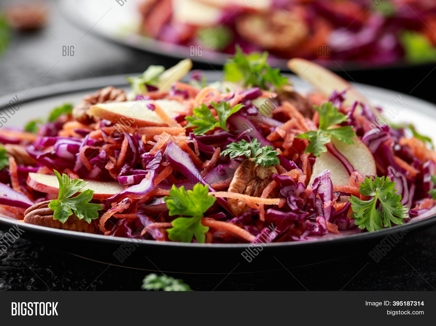 Red Cabbage Salad Image & Photo (Free Trial) | Bigstock