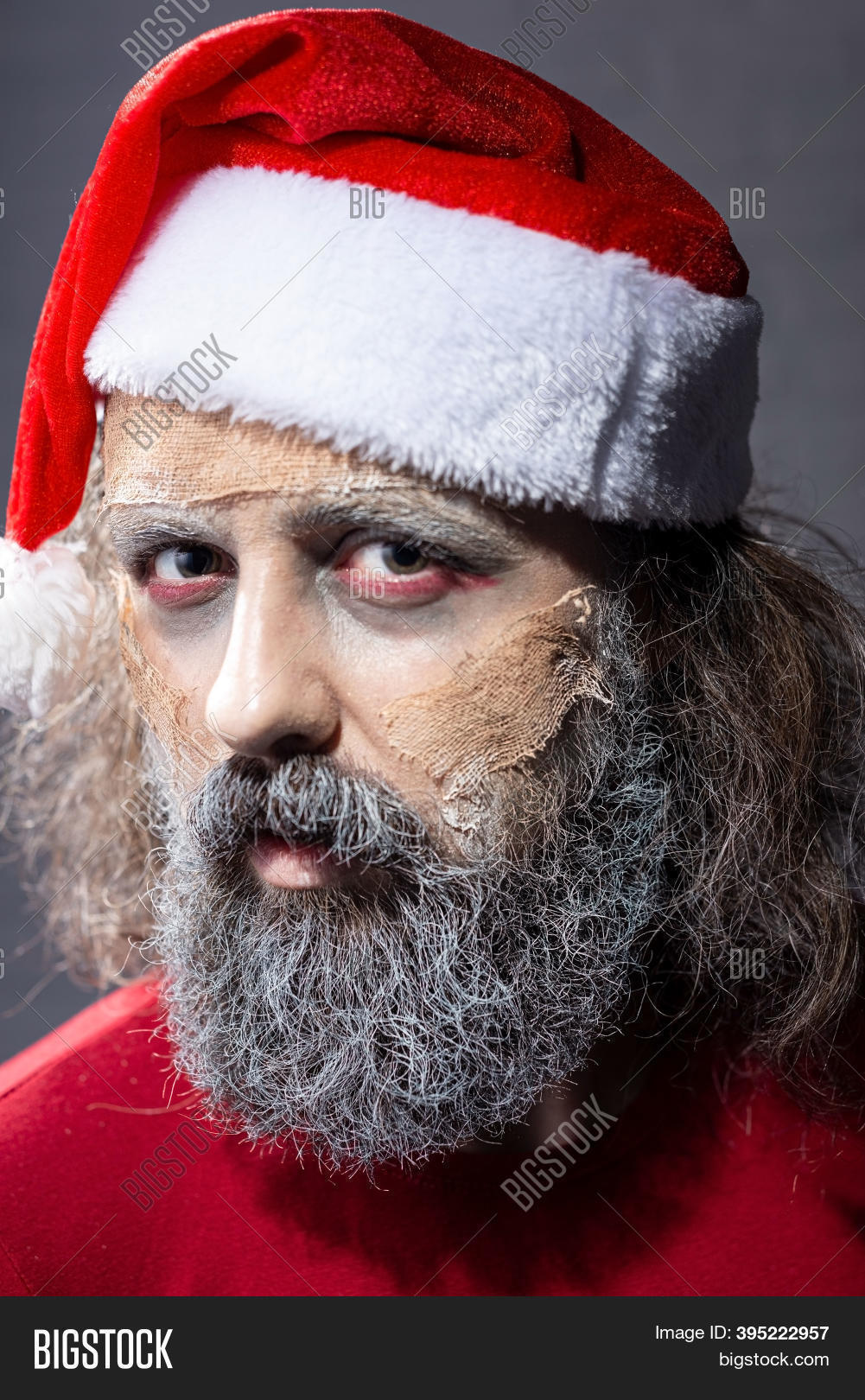 Make- Santa Peeping Image & Photo (Free Trial) | Bigstock