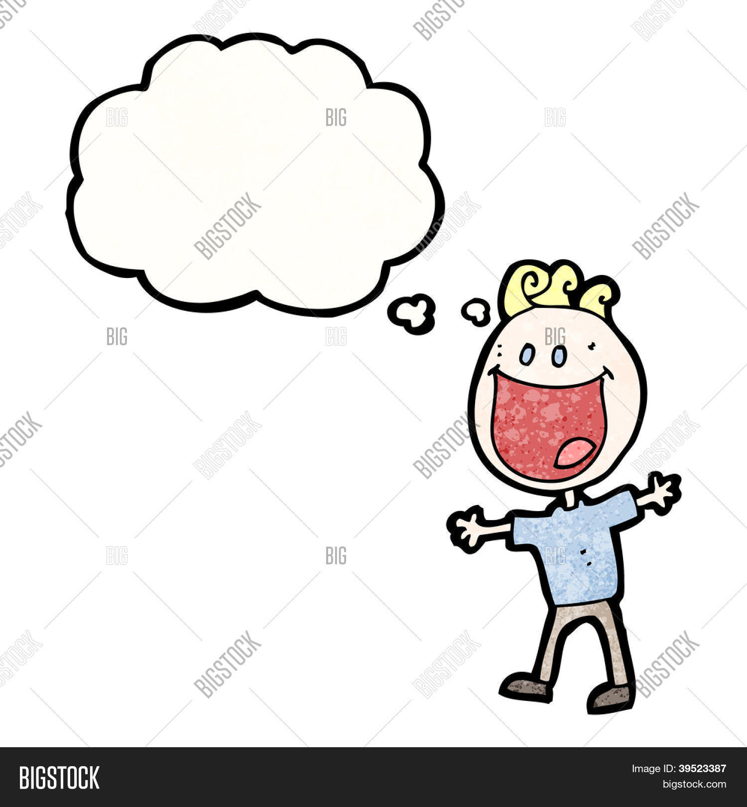 Cartoon Really Happy Vector & Photo (Free Trial) | Bigstock
